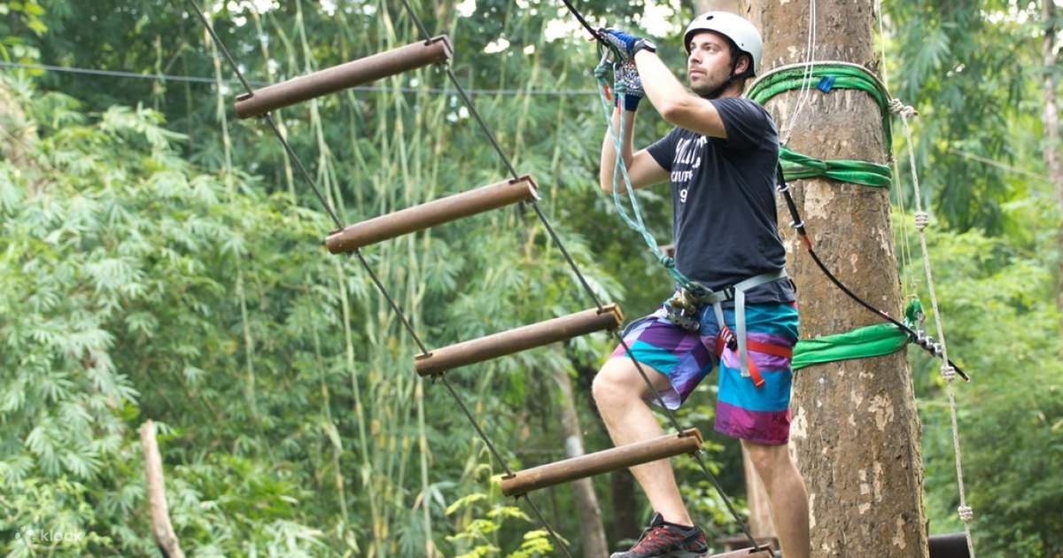 ทรี ท็อป แอดเวนเจอร์ พาร์ค (Tree Top Adventures Park) ในกาญจนบุรี - Klook ประเทศไทย